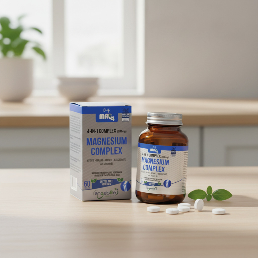 4-in-1 Magnesium Complex (200 MG) – Angels Akademi